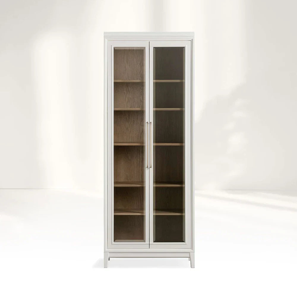 Housegent Rowan Modular Tall Clear Glass Cabinet
