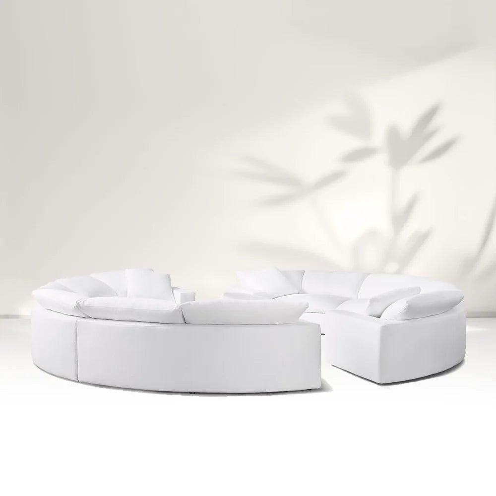 Housegent Eliza Cloud Curve Sectional Sofas