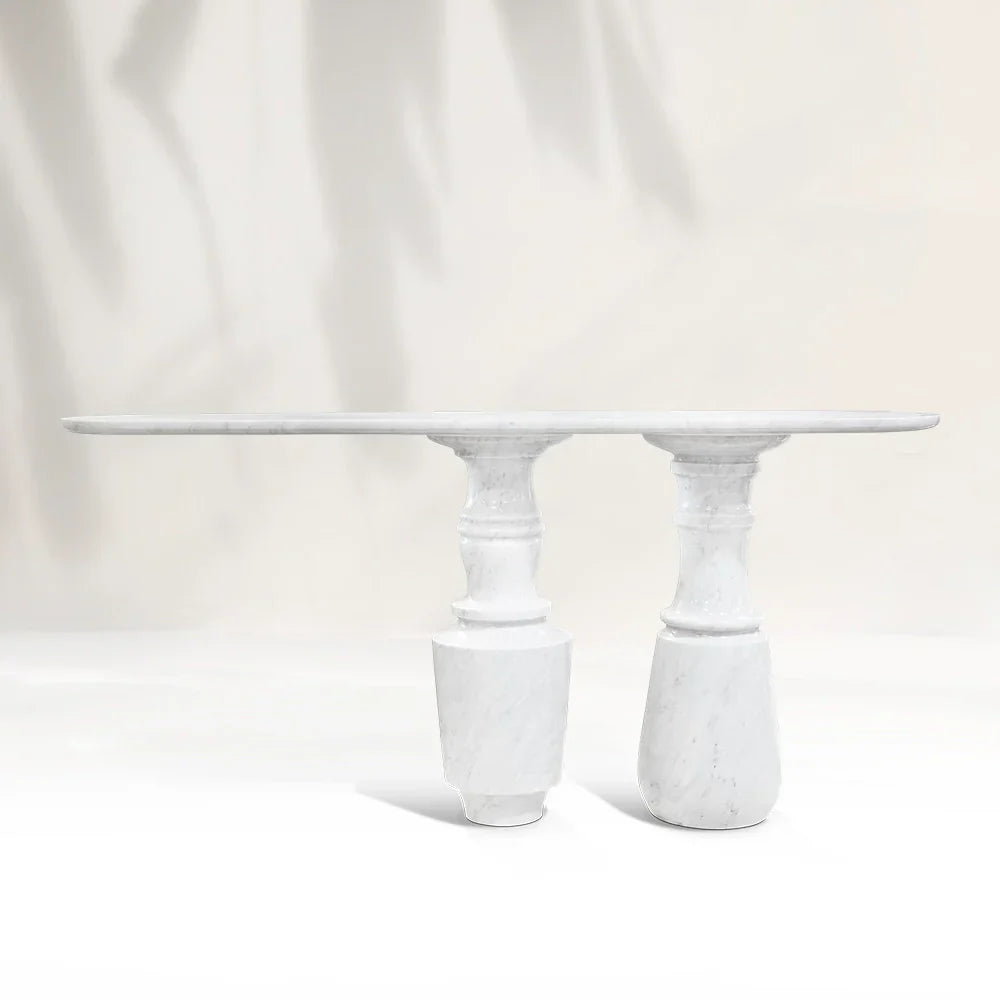 Housegent Lewis Marble Console Table